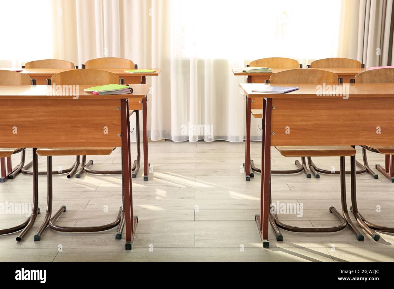 School classroom interior Stock Photo - Alamy