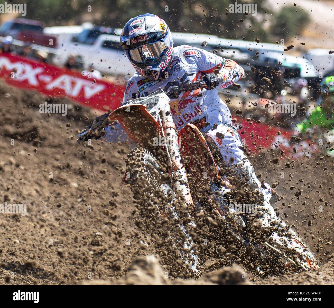 September 11 2021 Rancho Cordova, CA USA KTM factory rider Cooper Webb ...