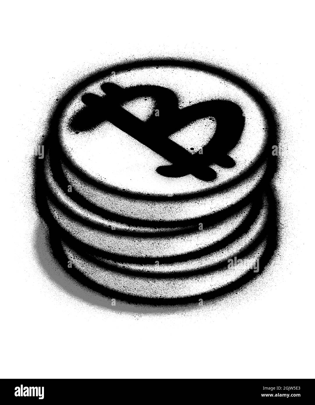 Dirty coin Stock Vector Images - Alamy