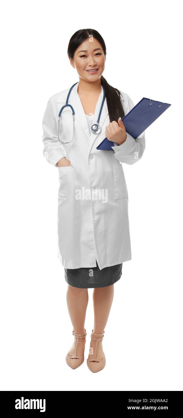 Doctor examining expertise woman Cut Out Stock Images & Pictures - Alamy