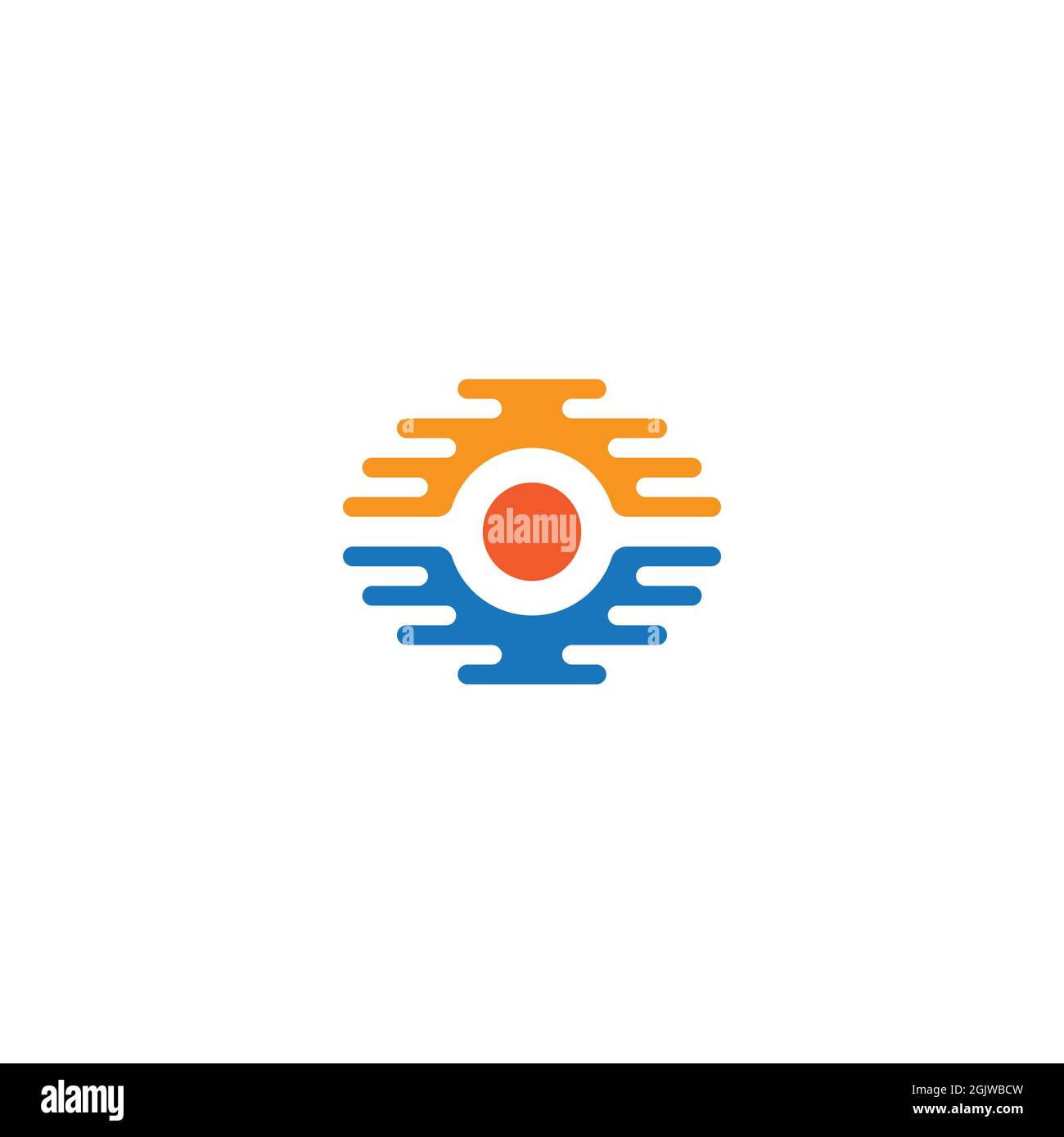 Colorful sunset silhouette Stock Vector Images - Alamy