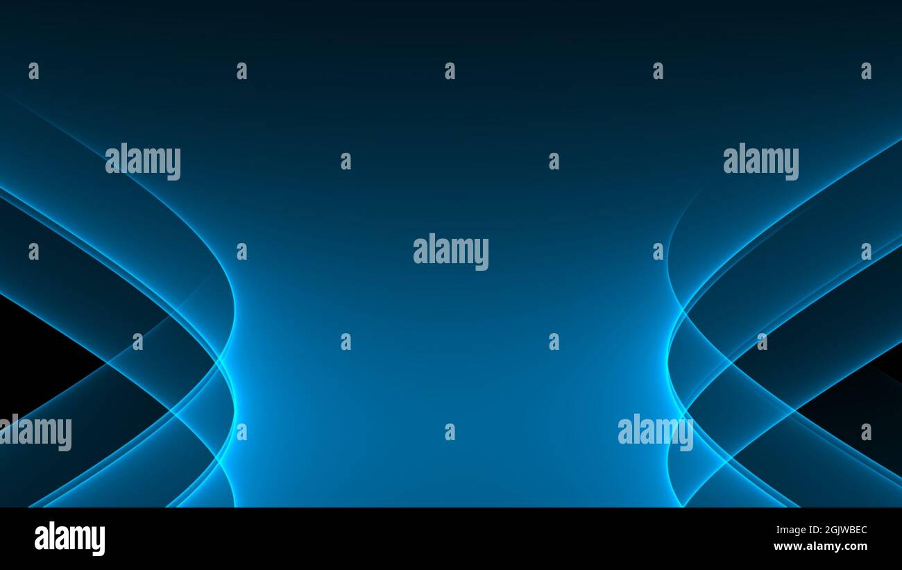 Abstract background 4k blue light dark neon waves and lines Stock Photo ...