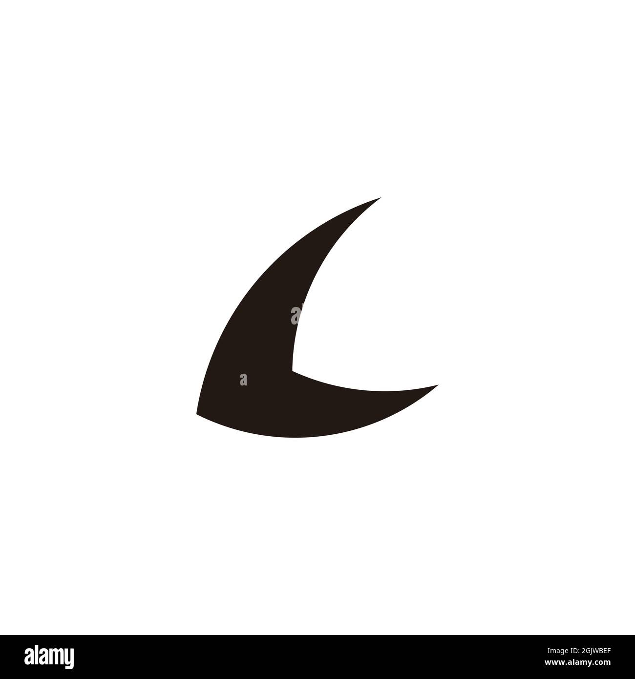 letter l simple geometric symbol logo vector Stock Vector Image & Art ...