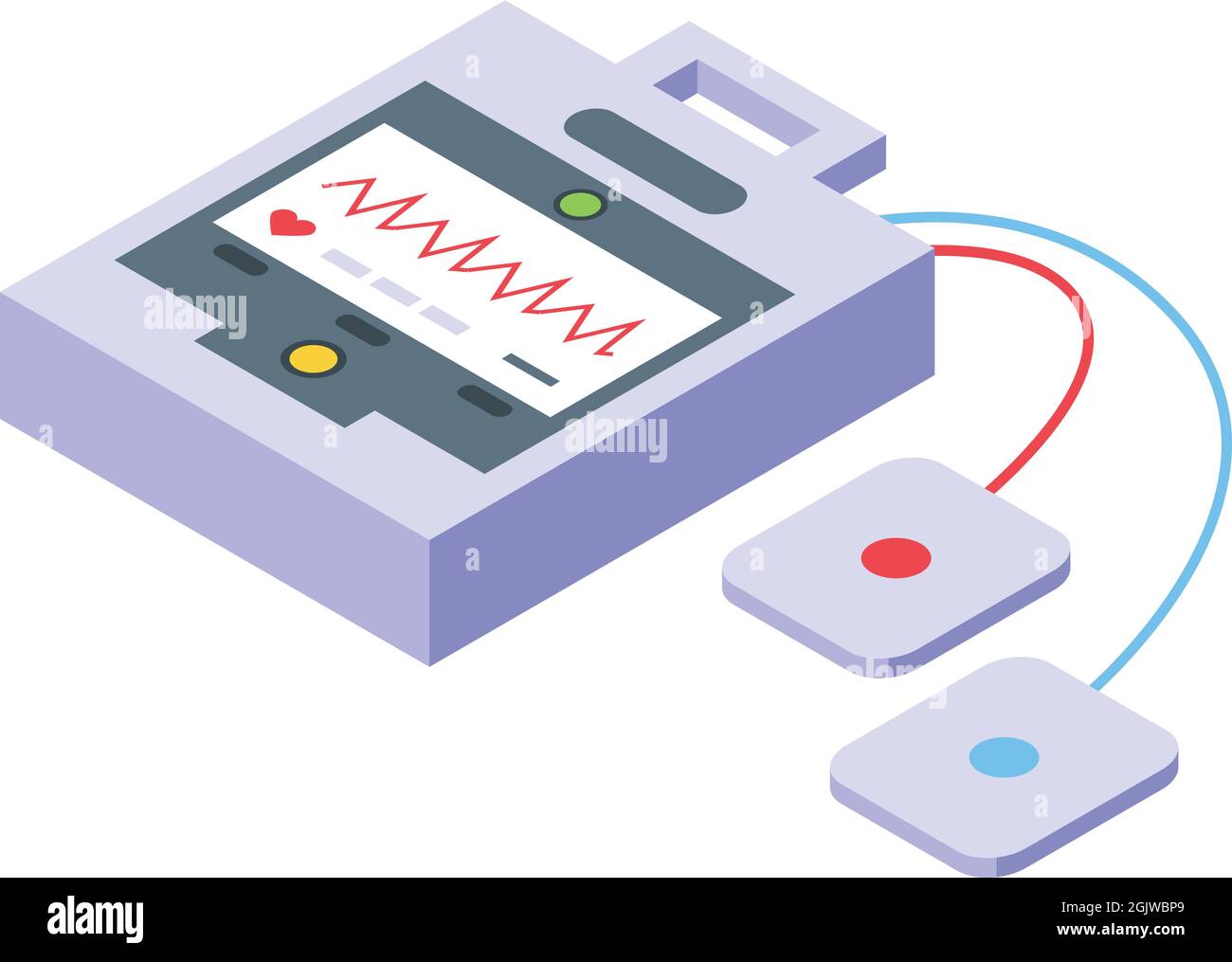 Implantable cardioverter defibrillator icd defibrillator Stock Vector ...