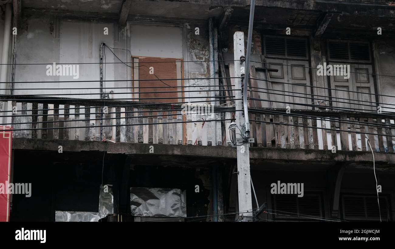 Old Fashioned Heritage Homes Charoen Krung Road Chinatown Bangkok ...