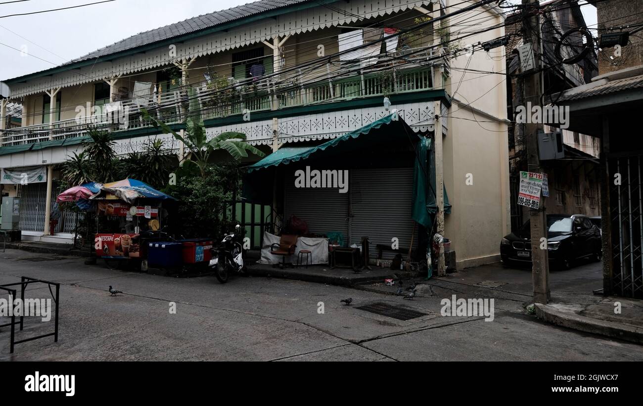 Old Fashioned Heritage Homes Charoen Krung Road Chinatown Bangkok ...