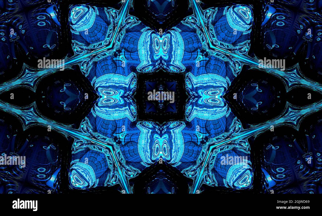 Bright cold cyan square midpoint drawing shape art design. Big fuzzy ...