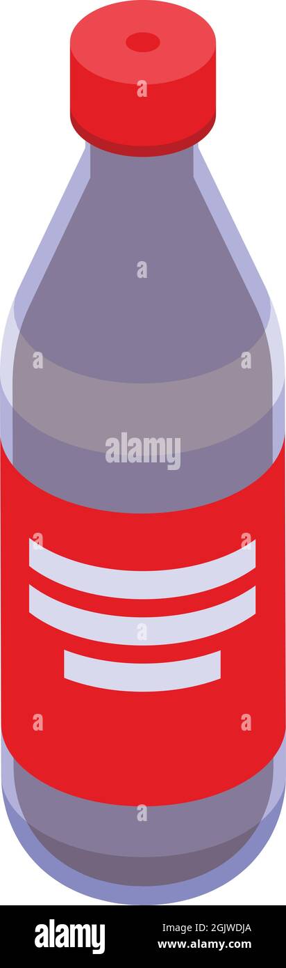 Cola bottle icon isometric vector. Soda fizzy. Drink glass Stock Vector ...