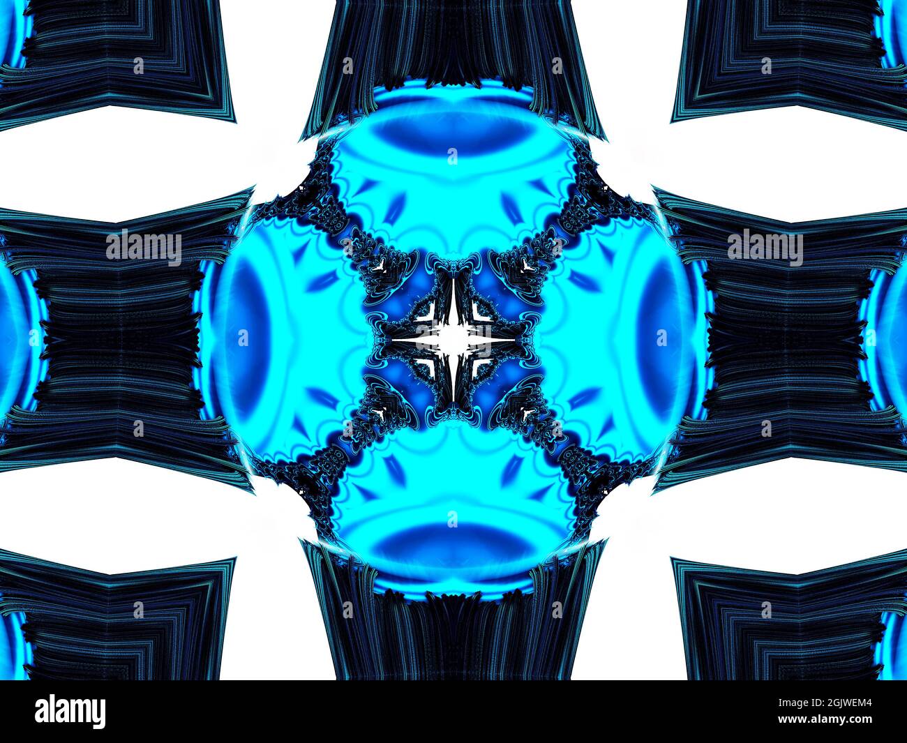 Seamless repeating pattern with geometric floral shapes in different ...