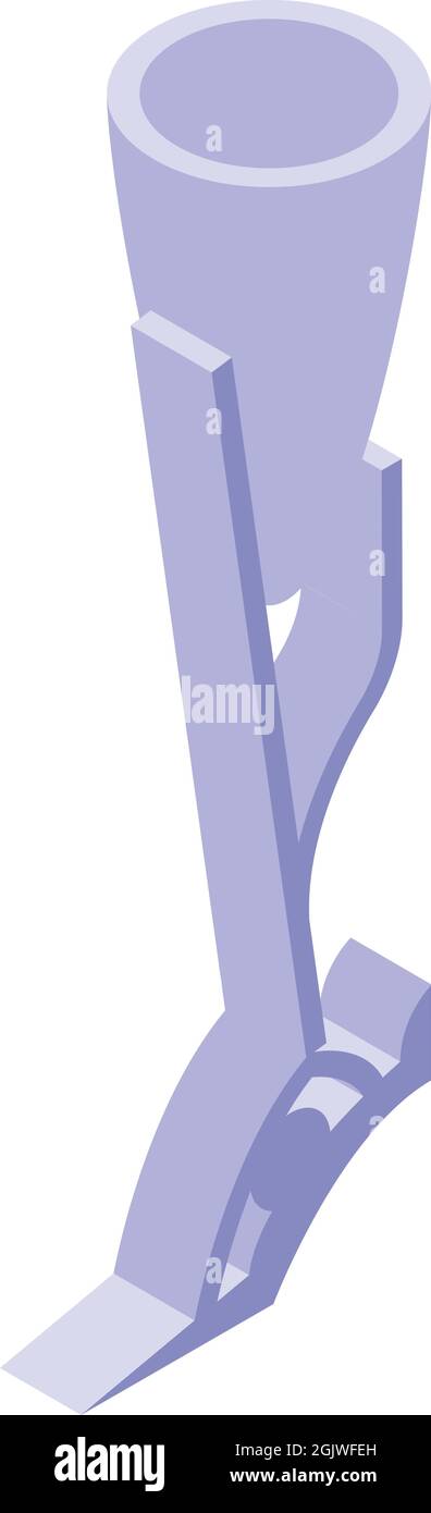 Leg exoskeleton icon isometric vector. Robot suit. Man wearable Stock ...