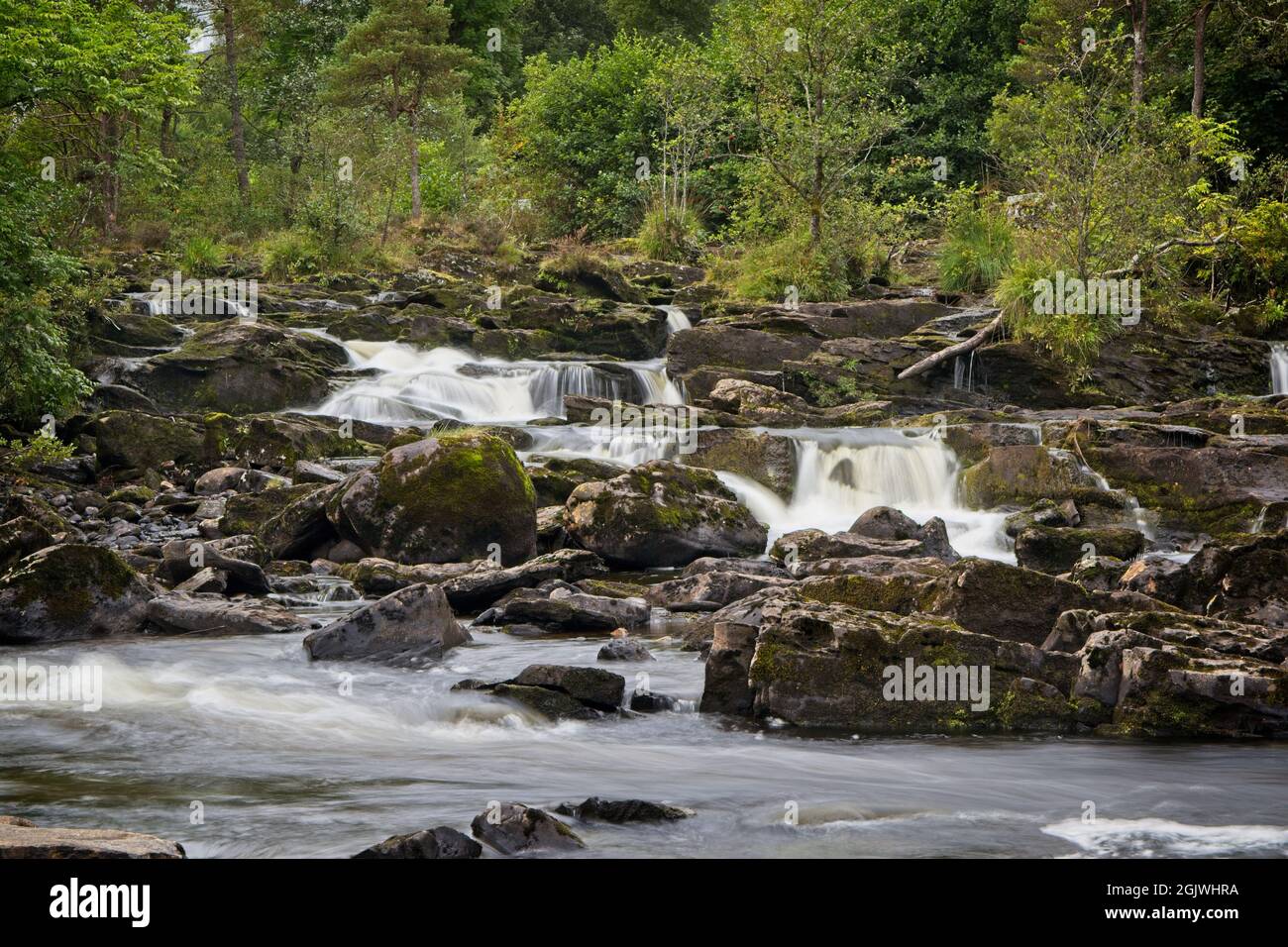 The Falls of Dochart are a cascade of waterfalls situated on the River ...