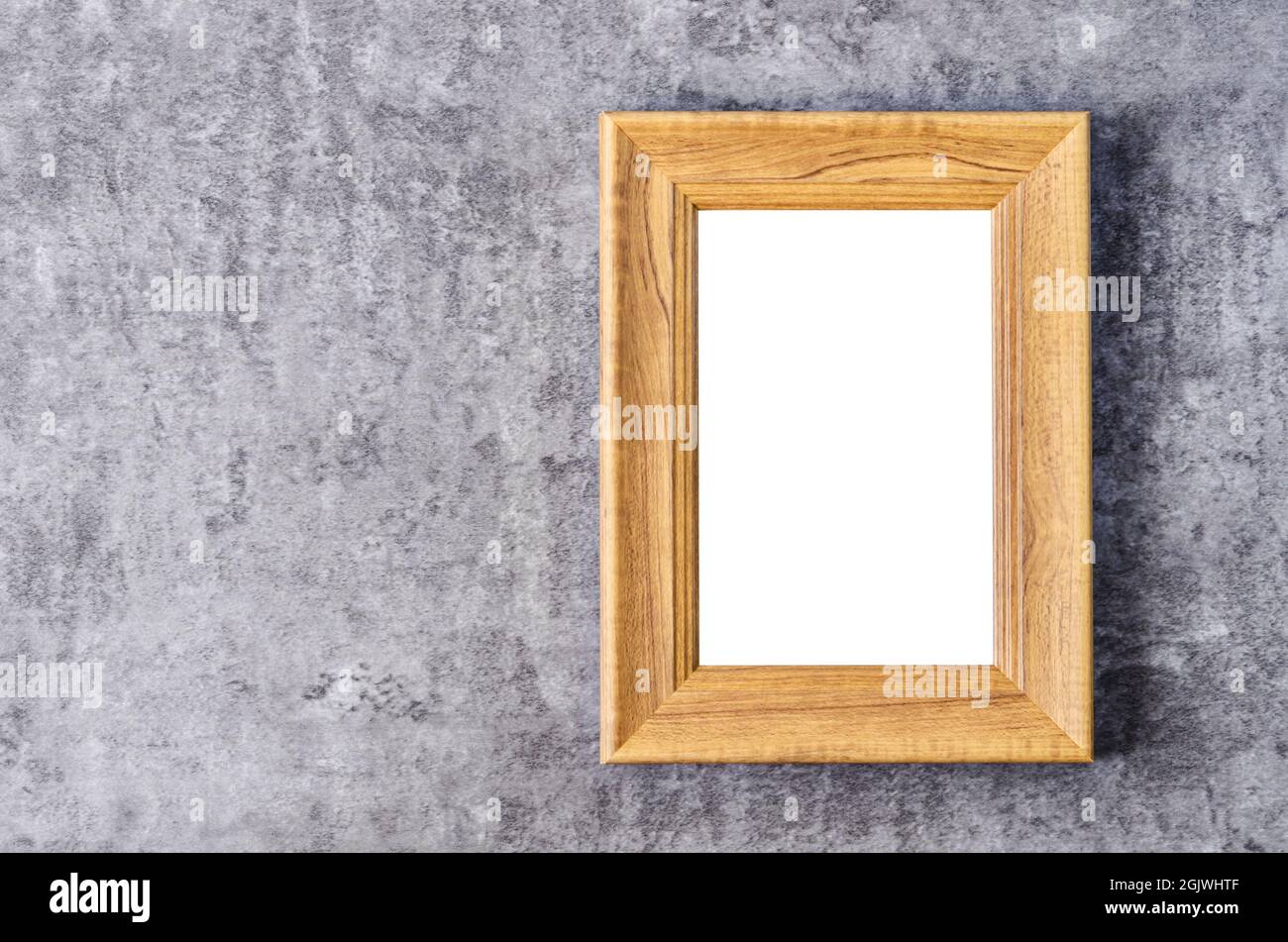 Empty wooden frame on dark background, Save clipping path Stock Photo ...