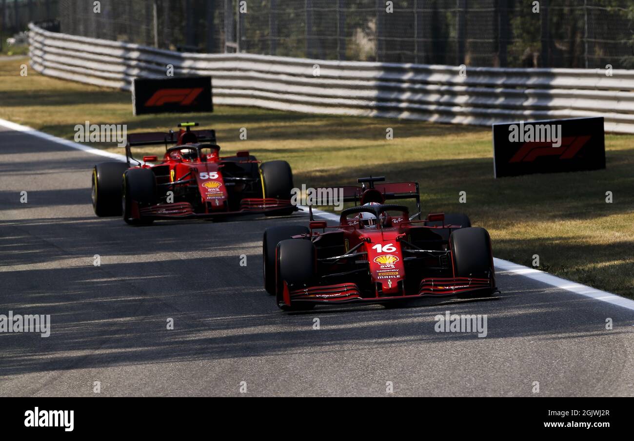 16 LECLERC Charles (mco), Scuderia Ferrari SF21, action during the Formula 1 Heineken Gran ...