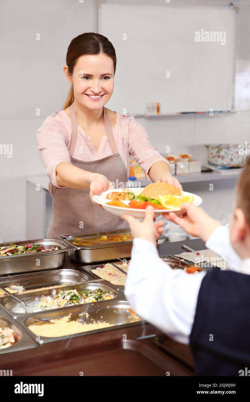 Child School Lunch Counter High Resolution Stock Photography and Images ...