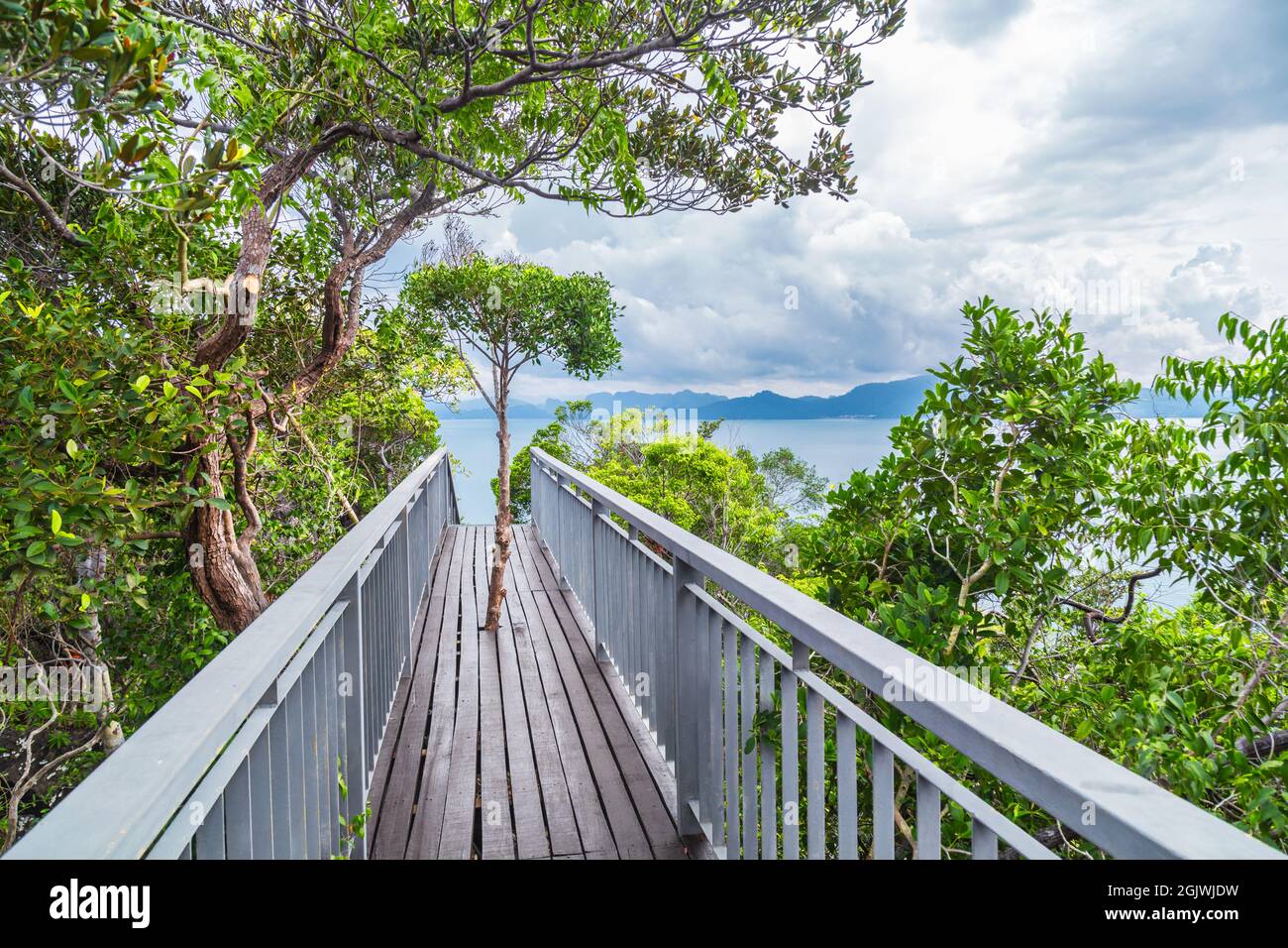 Walkway to the top viewpoint of Koh Hong island new landmark to see ...