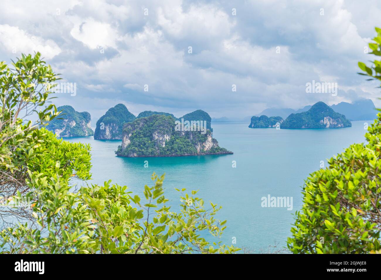 Koh Hong island view point to Beautiful scenery view 360 degree at ...