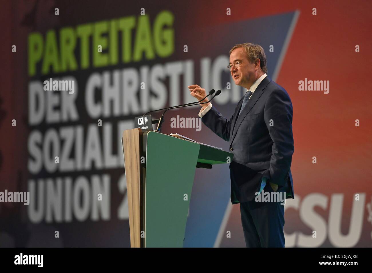 Armin LASCHET (CDU chairman and candidate for chancellor) during his ...