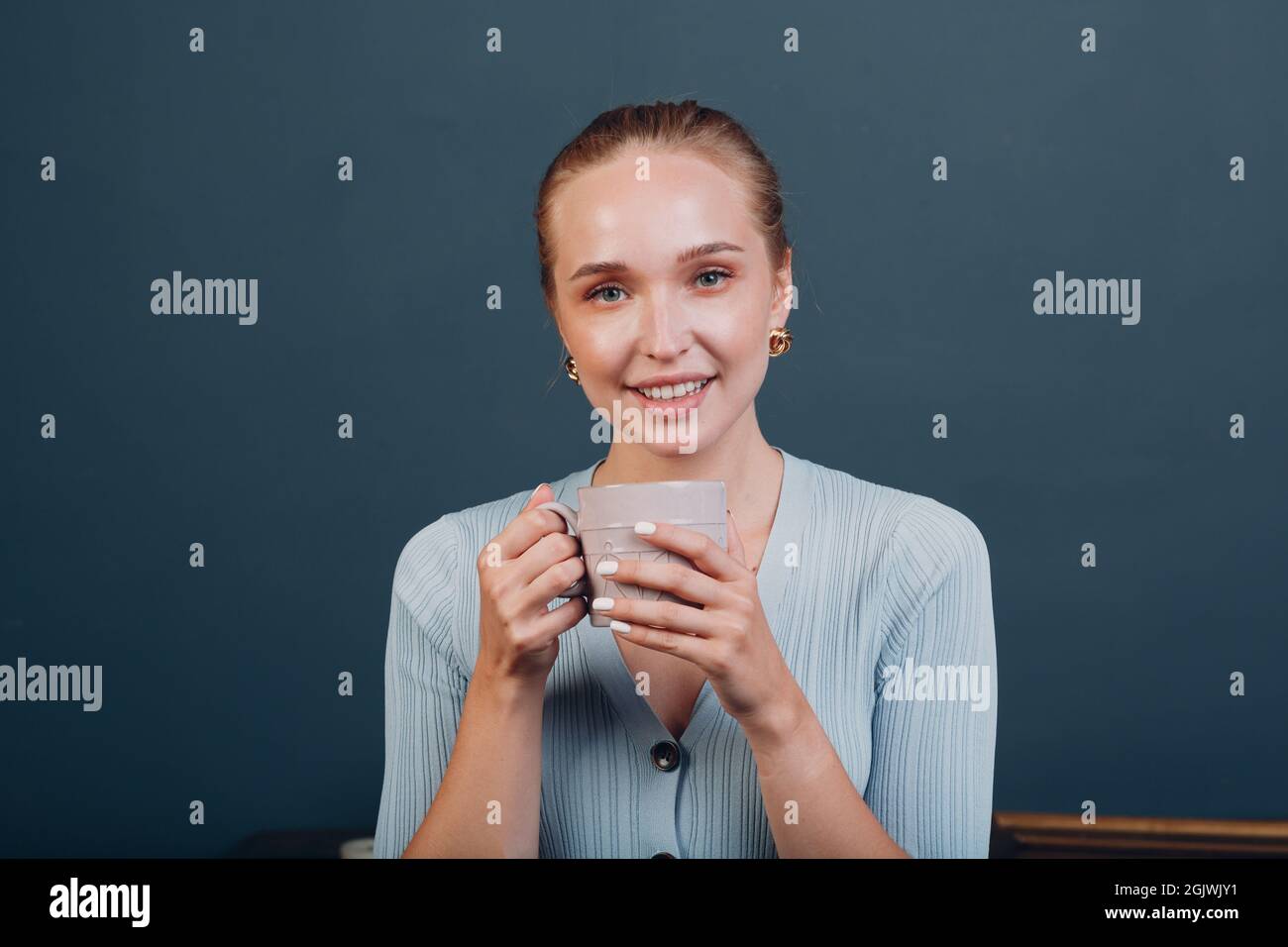 Enjoy tea hi-res stock photography and images - Alamy