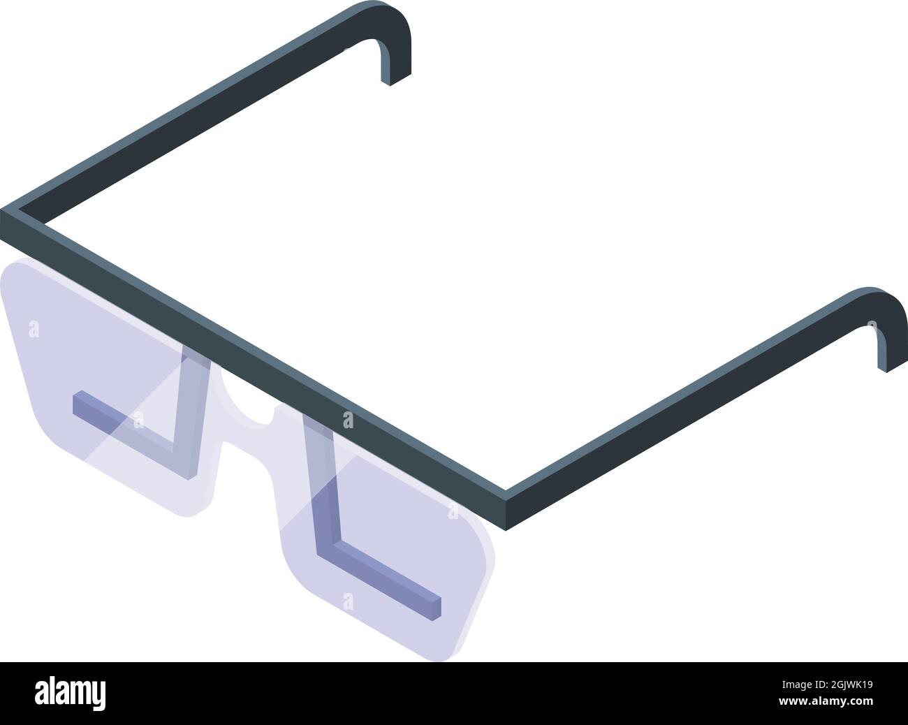 Smart glasses icon isometric vector. Wearable glass. Future vr Stock ...