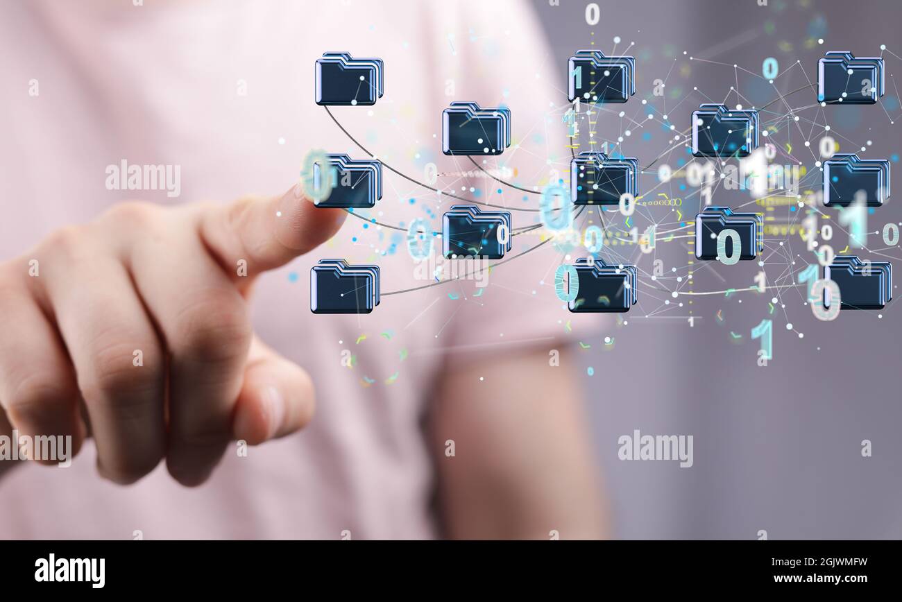 Graphical data visualization hi-res stock photography and images - Alamy