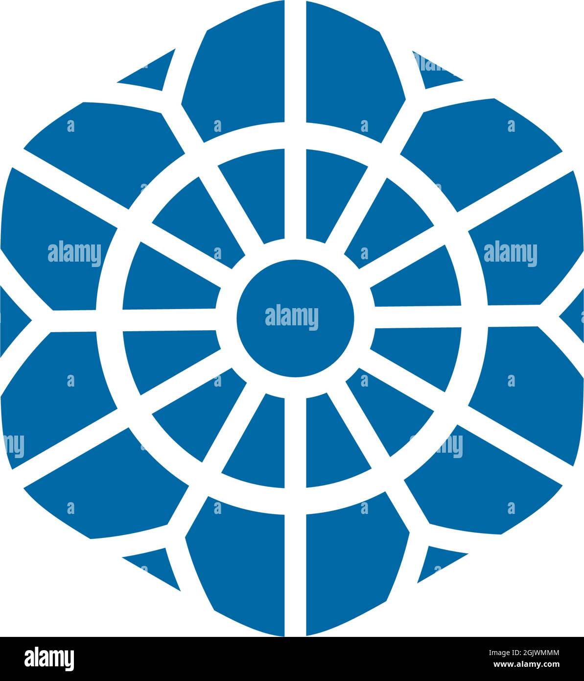 Hexagon shape icon logo design inspiration vector template Stock Vector ...