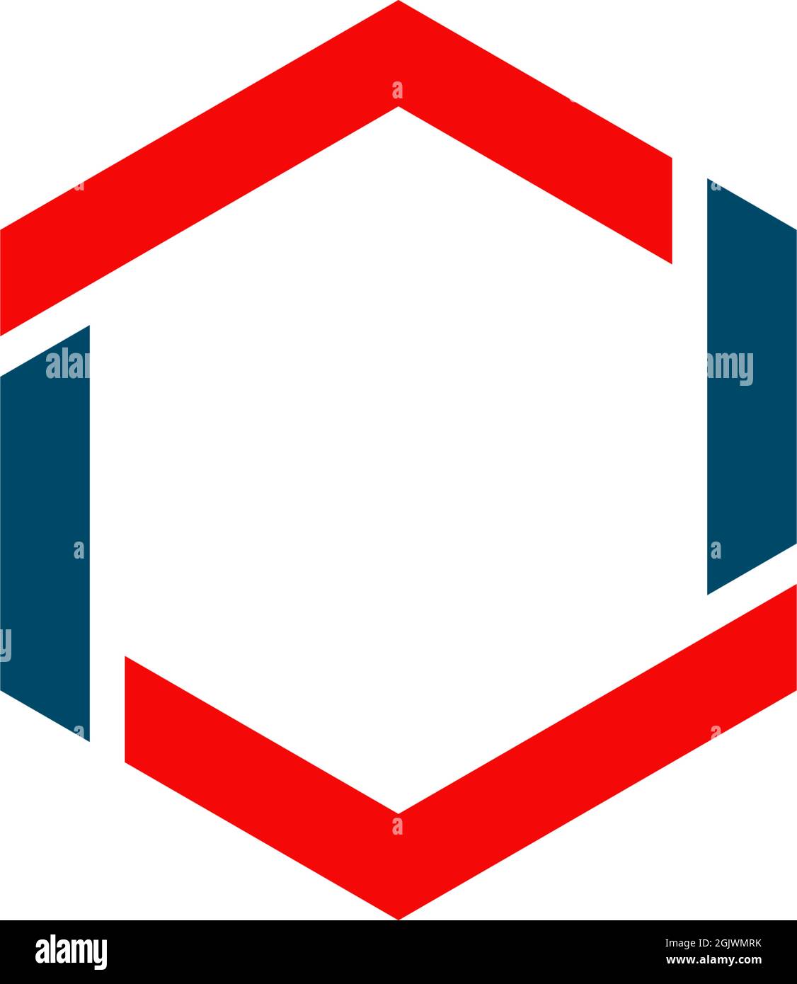 Hexagon shape icon logo design inspiration vector template Stock Vector ...