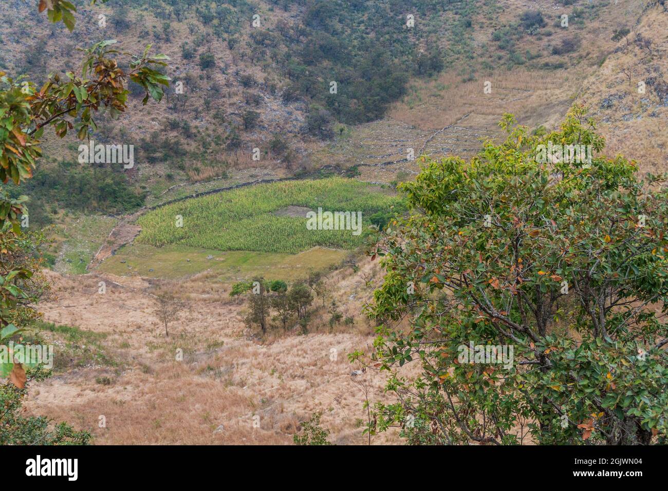 Landscape of northwestern Guatemala Stock Photo - Alamy