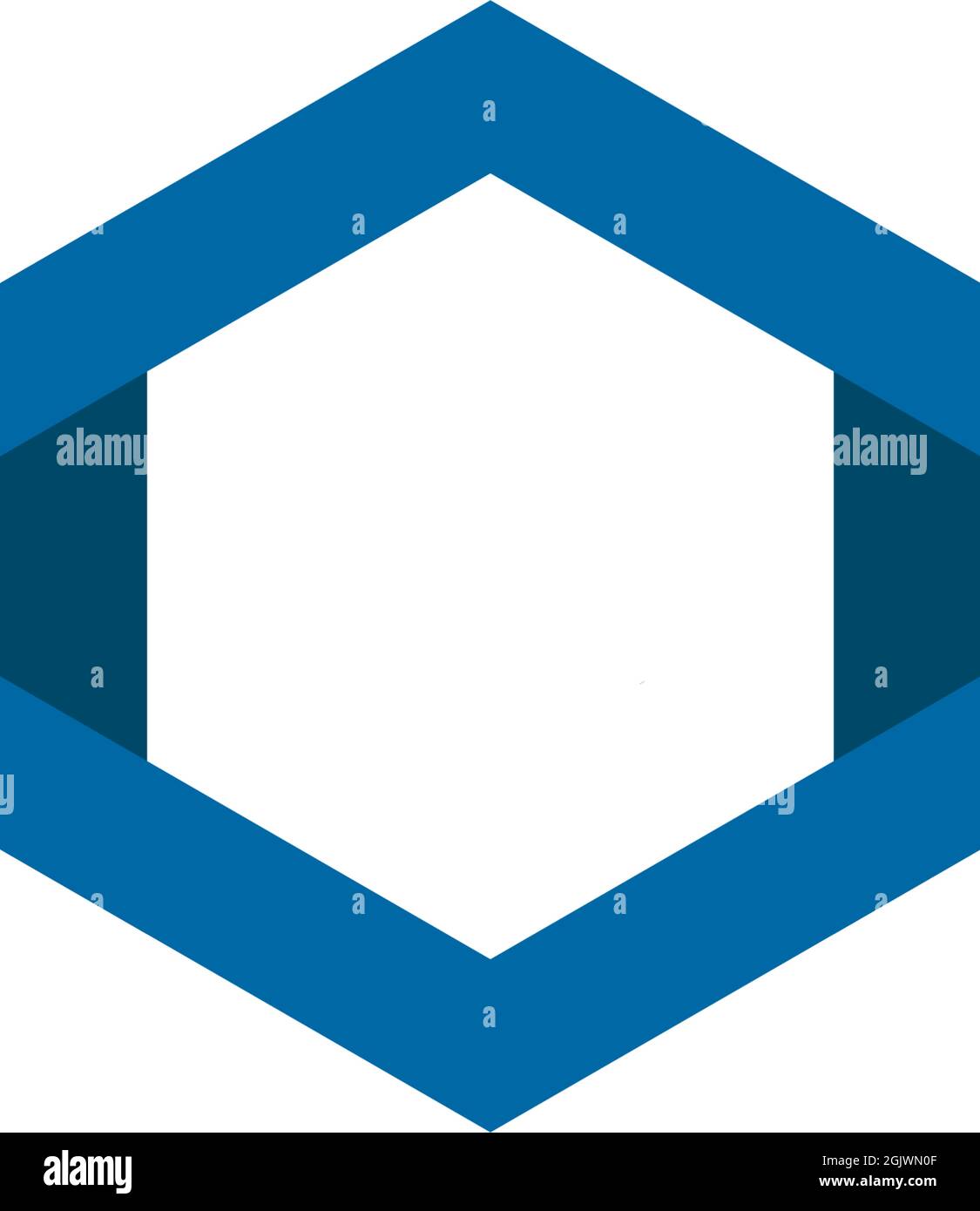 Hexagon shape icon logo design inspiration vector template Stock Vector ...