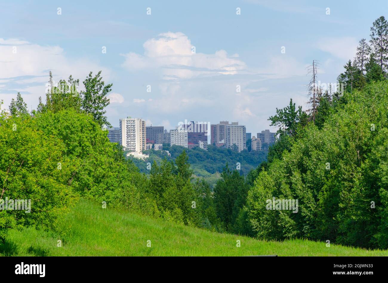 downtown edmonton at day Stock Photo - Alamy