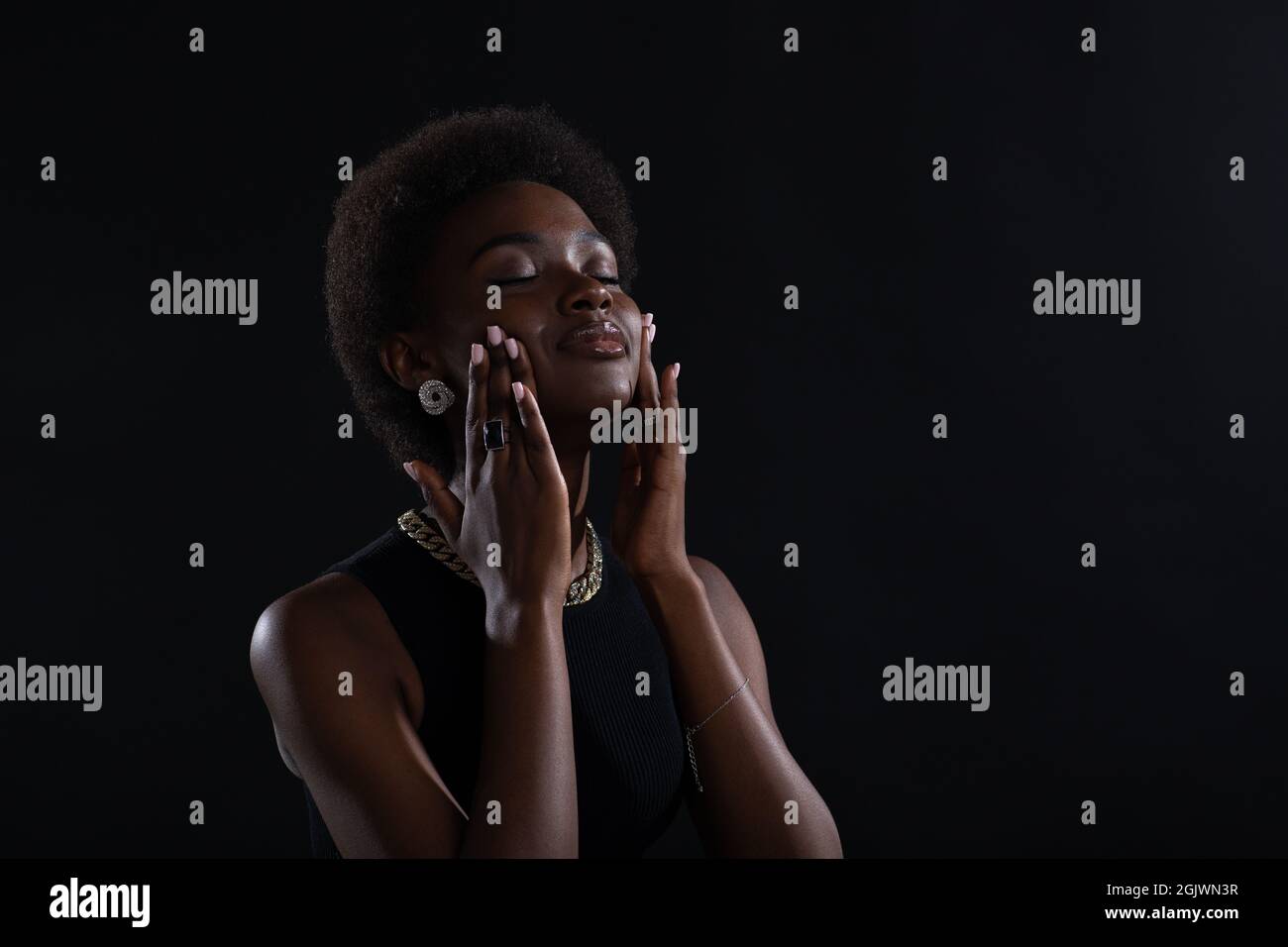 Black cheek hi-res stock photography and images - Alamy