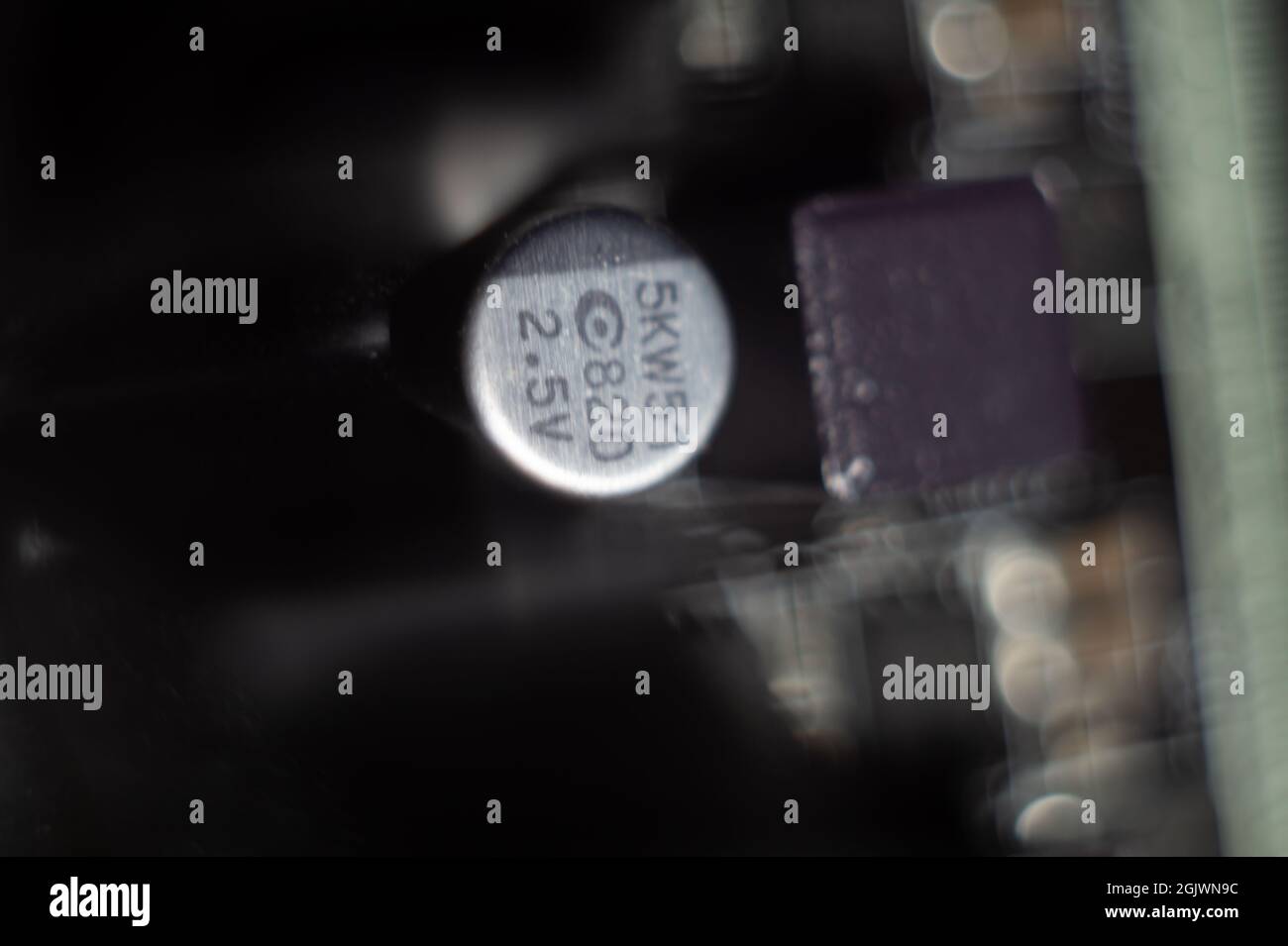 The details on a mainboard or PCB Stock Photo - Alamy