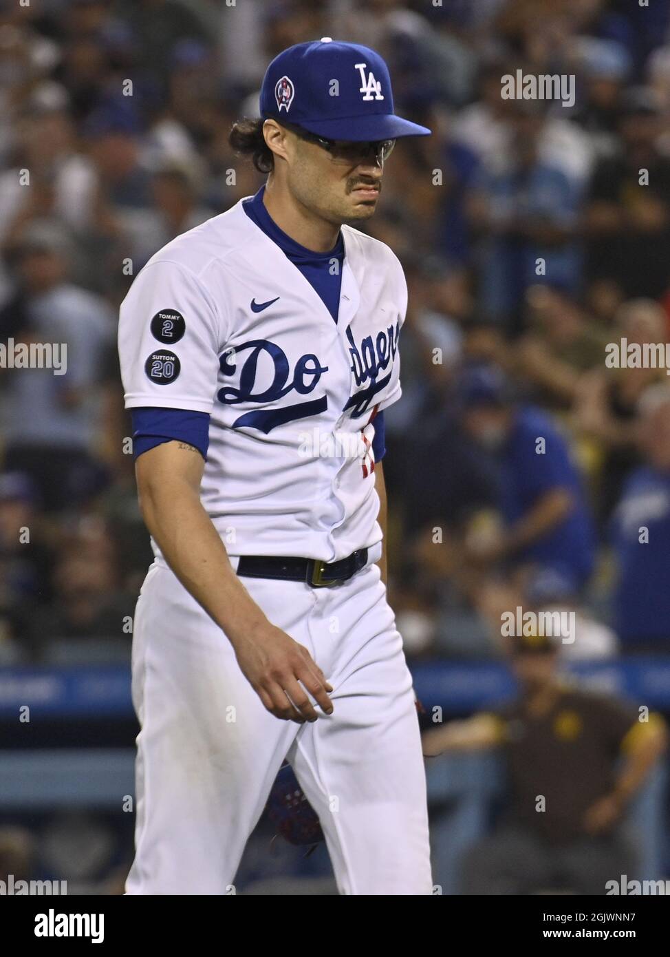 Los Angeles, United States. 12th Sep, 2021. Los Angeles Dodgers' relief ...