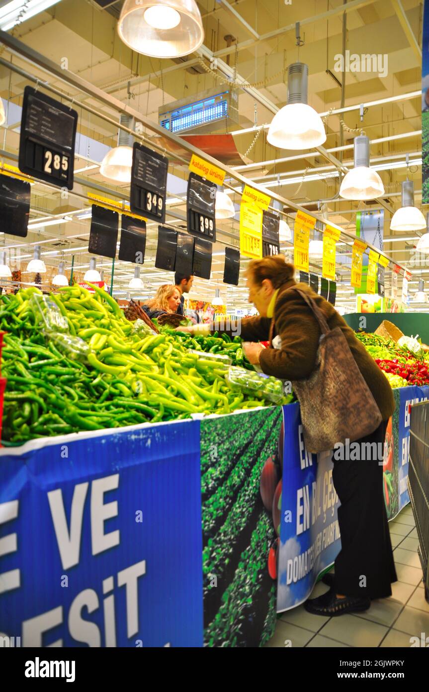 Carrefour supermarket istanbul turkey hi-res stock photography and ...