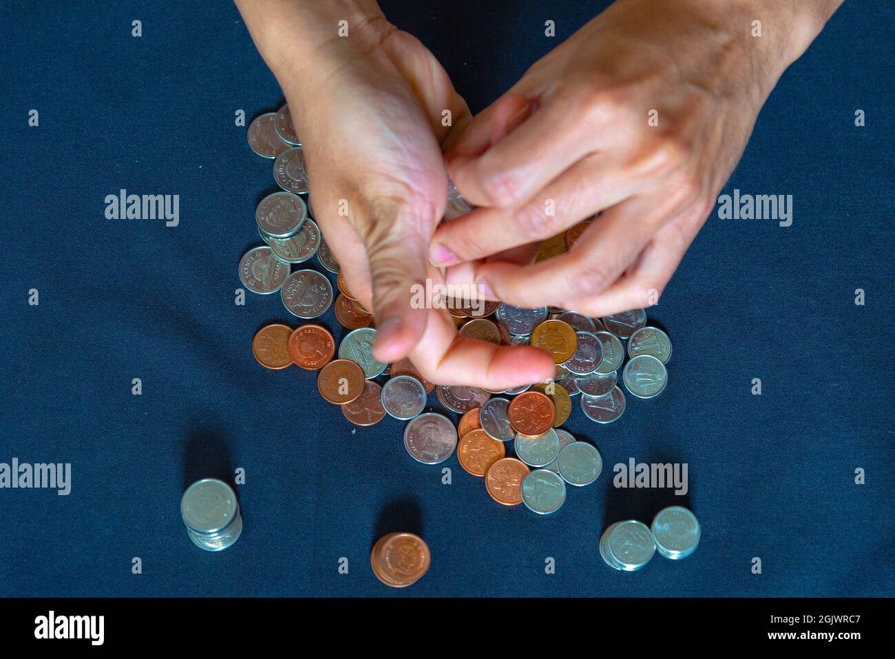 Penny coin heart hi-res stock photography and images - Alamy
