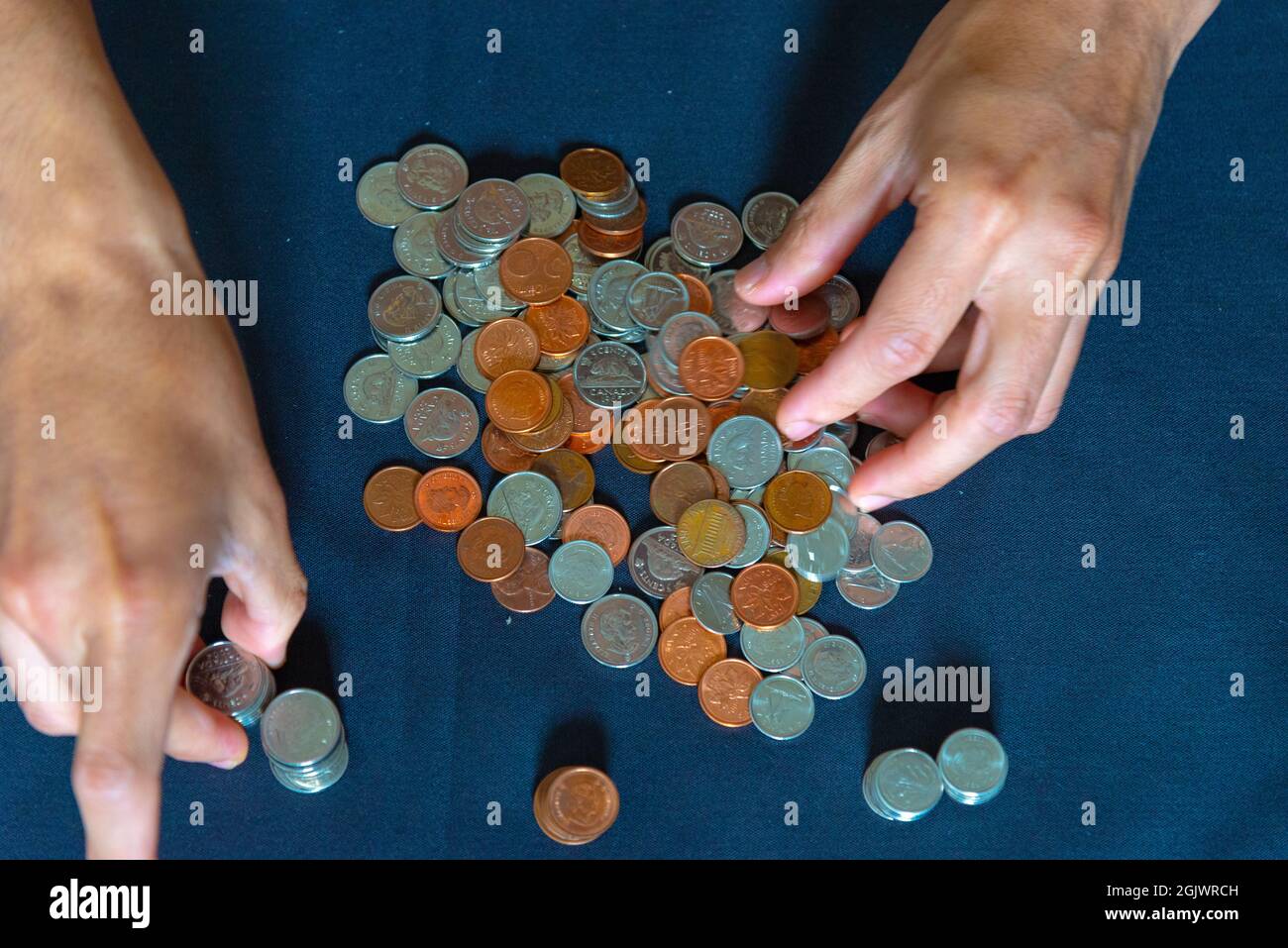 Penny coin heart hi-res stock photography and images - Alamy