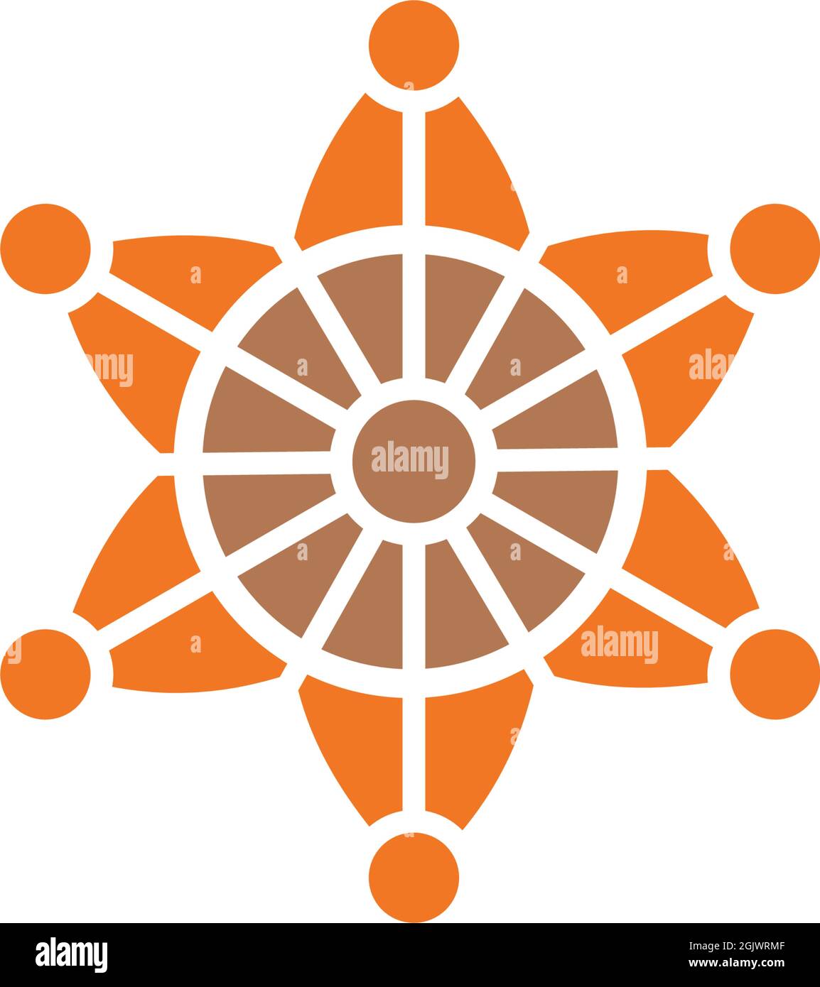 Flower of life design inspiration vector illustration template Stock ...