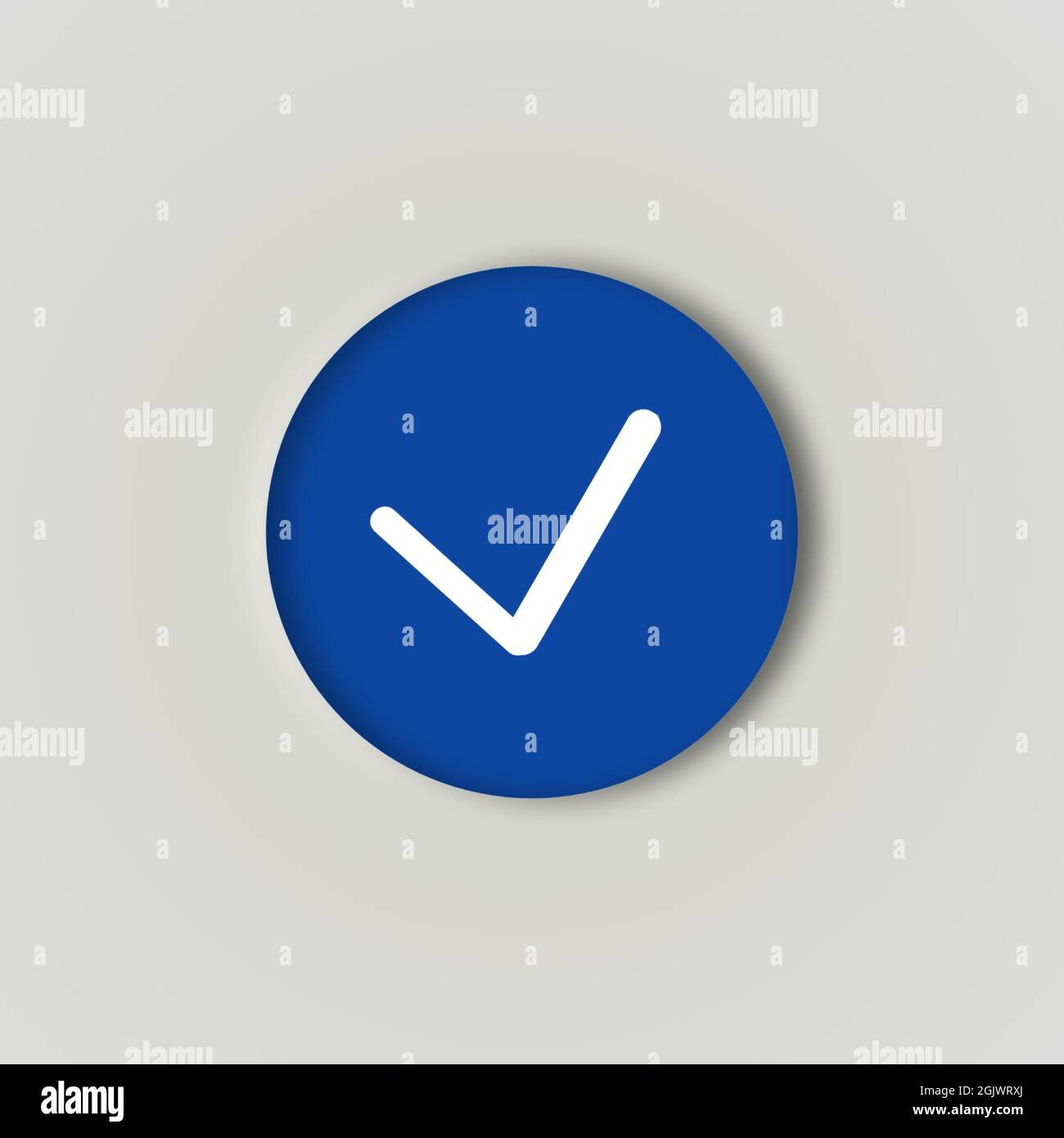 Flate check mark icon web colorful arrow to down scroll, Mobile and ...