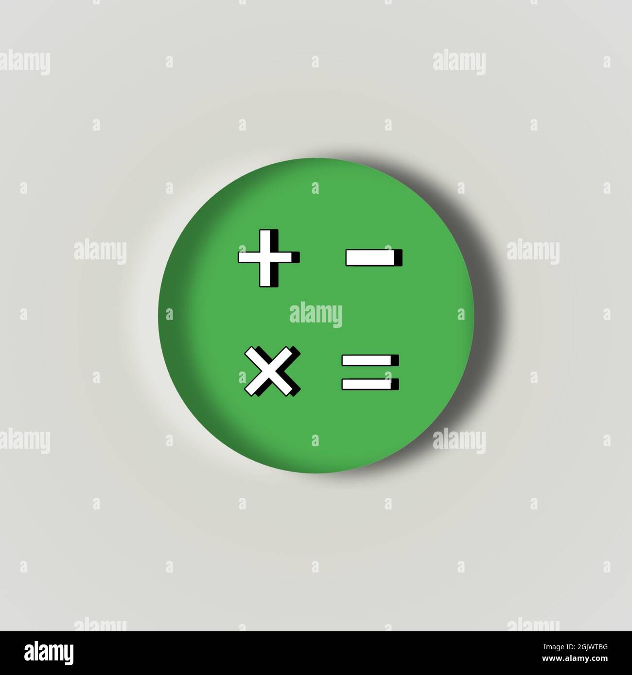 Flate icon calculation signs for web, Mobile and business sticker white ...