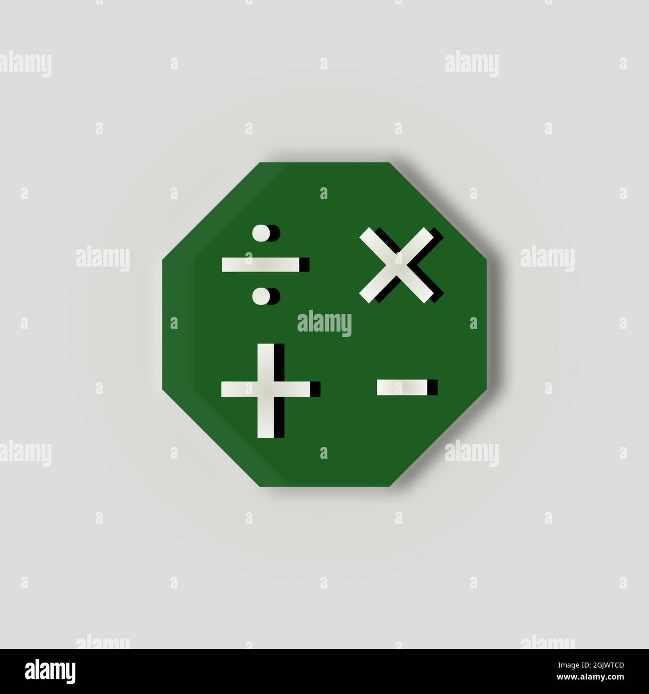 Flate icon calculation signs for web, Mobile and business sticker white ...