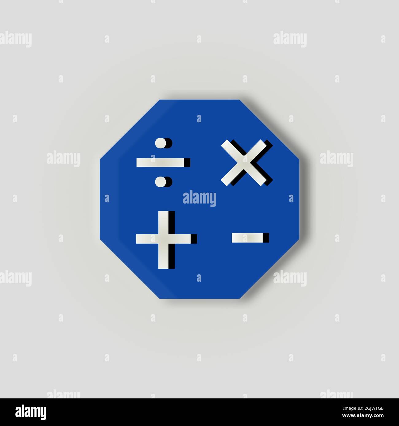 Flate icon calculation signs for web, Mobile and business sticker white ...