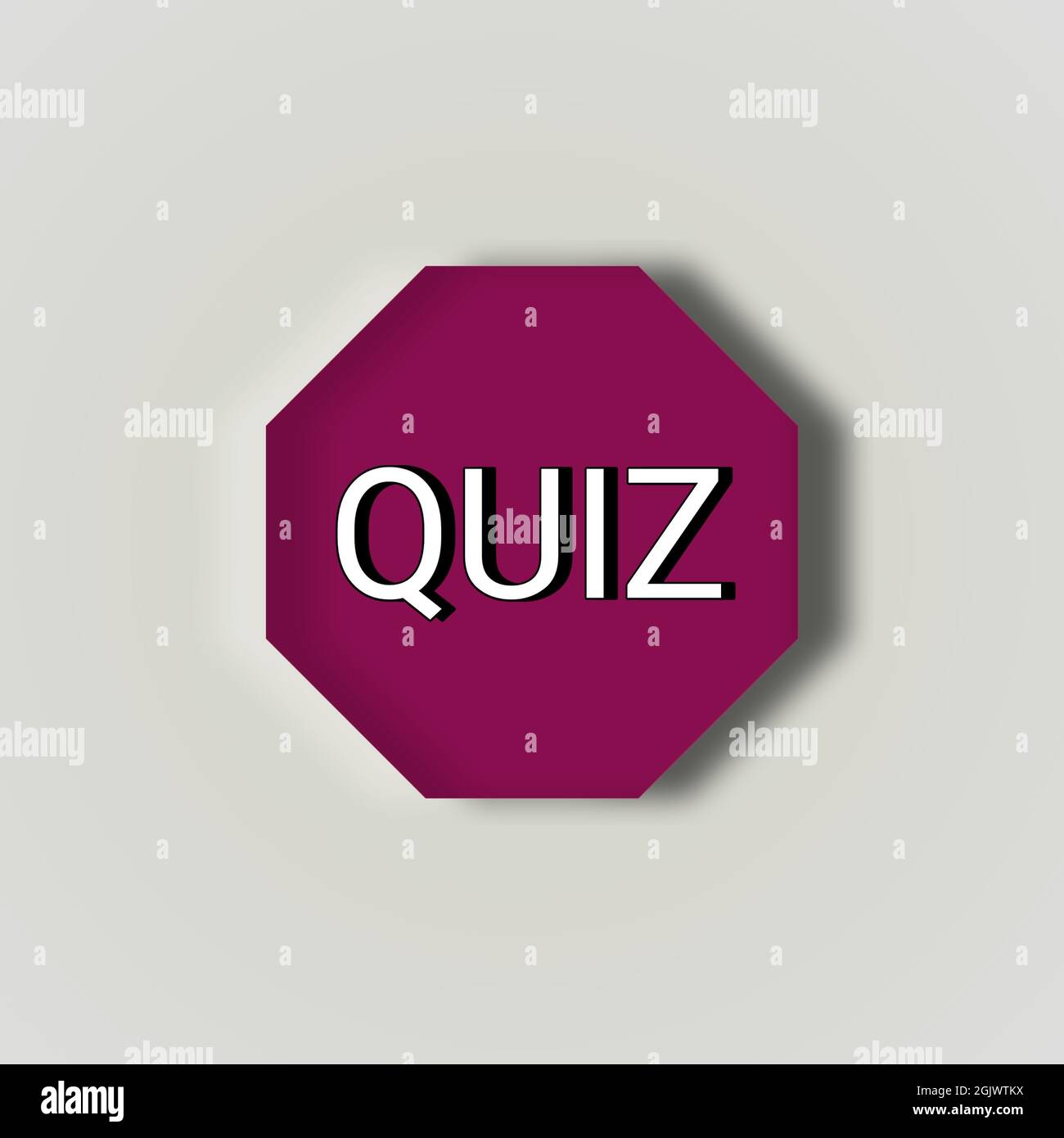 Quiz design hi-res stock photography and images - Alamy