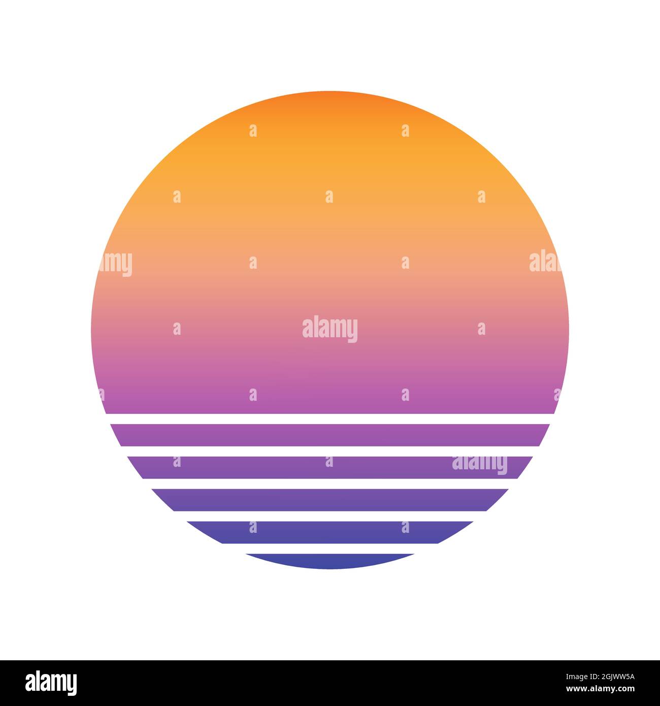 Sunset sunrise gradient Cut Out Stock Images & Pictures - Alamy