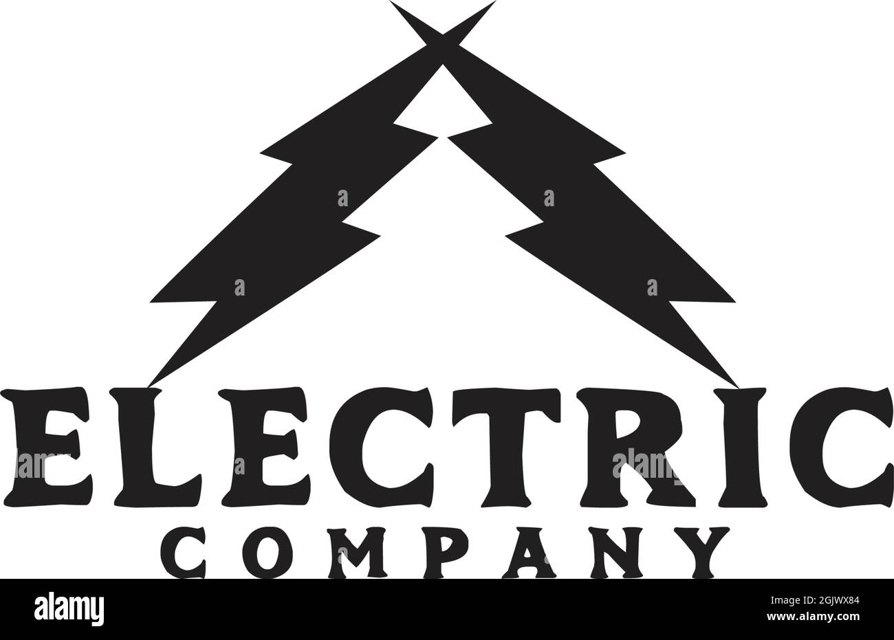 Electric business company logo design inspiration vector template with ...