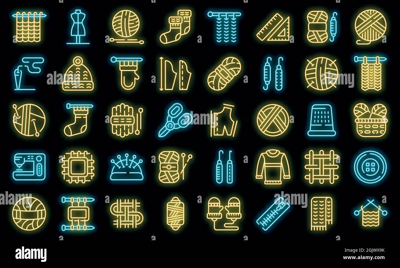 Yarn basket knitting needles Stock Vector Images - Alamy