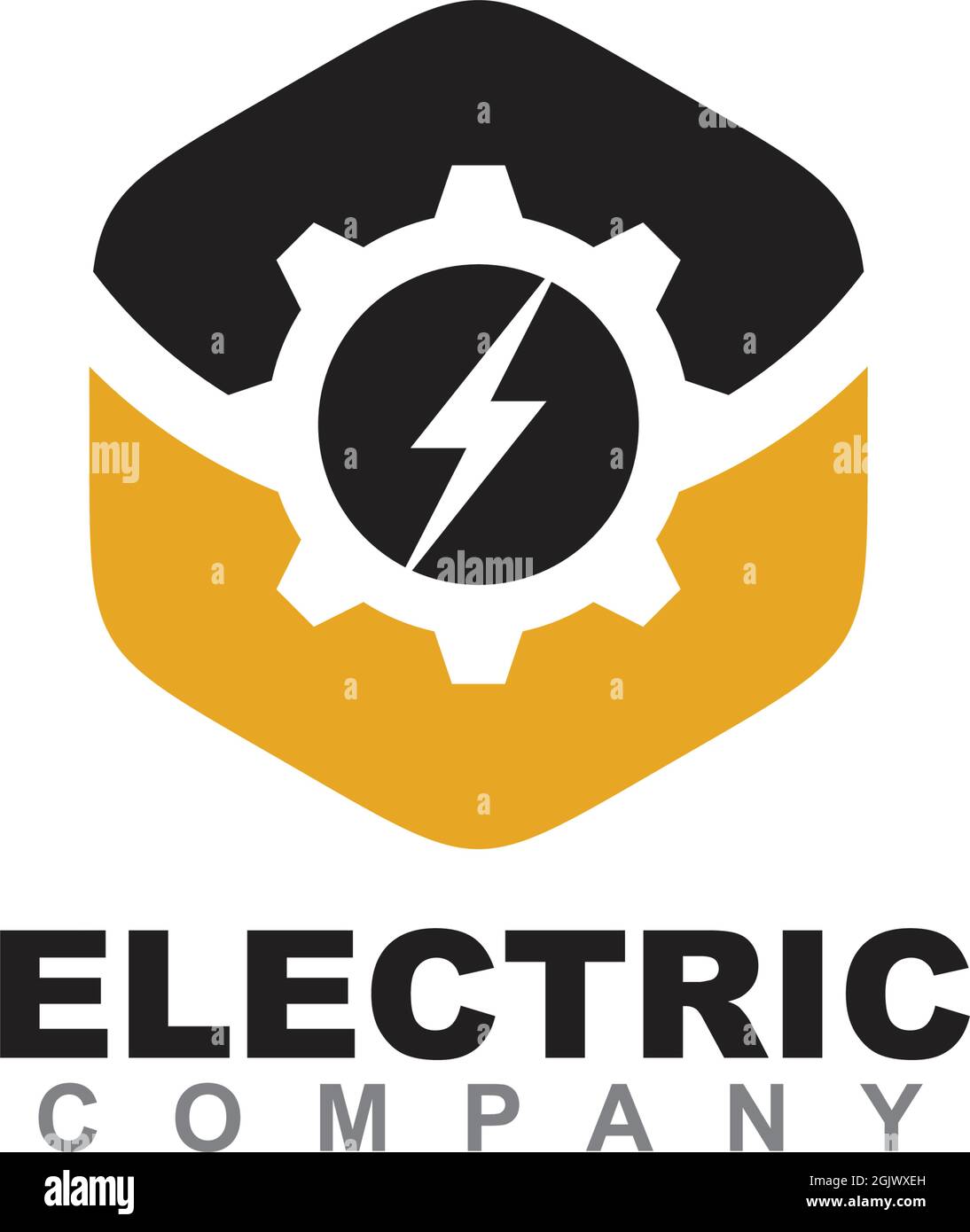 Electric business company logo design inspiration vector template with ...