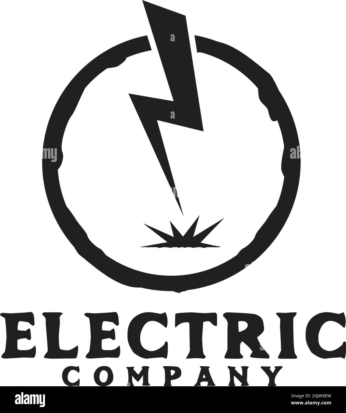 Electric business company logo design inspiration vector template with ...