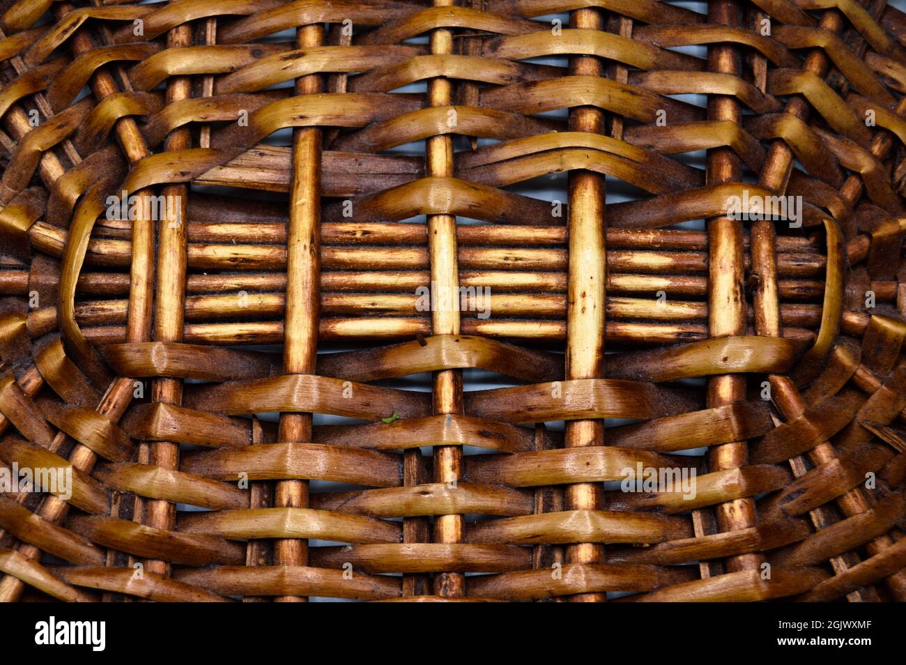 Rattan wicker texture with handmade traditional and dry branches ...