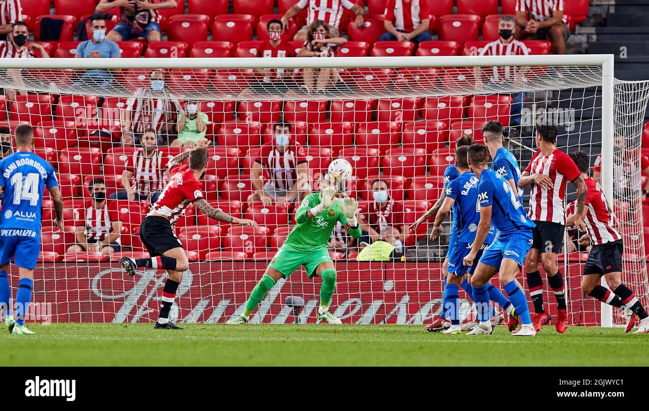 Manolo Reina Rodriguez of RCD Mallorca in action during the Spanish ...
