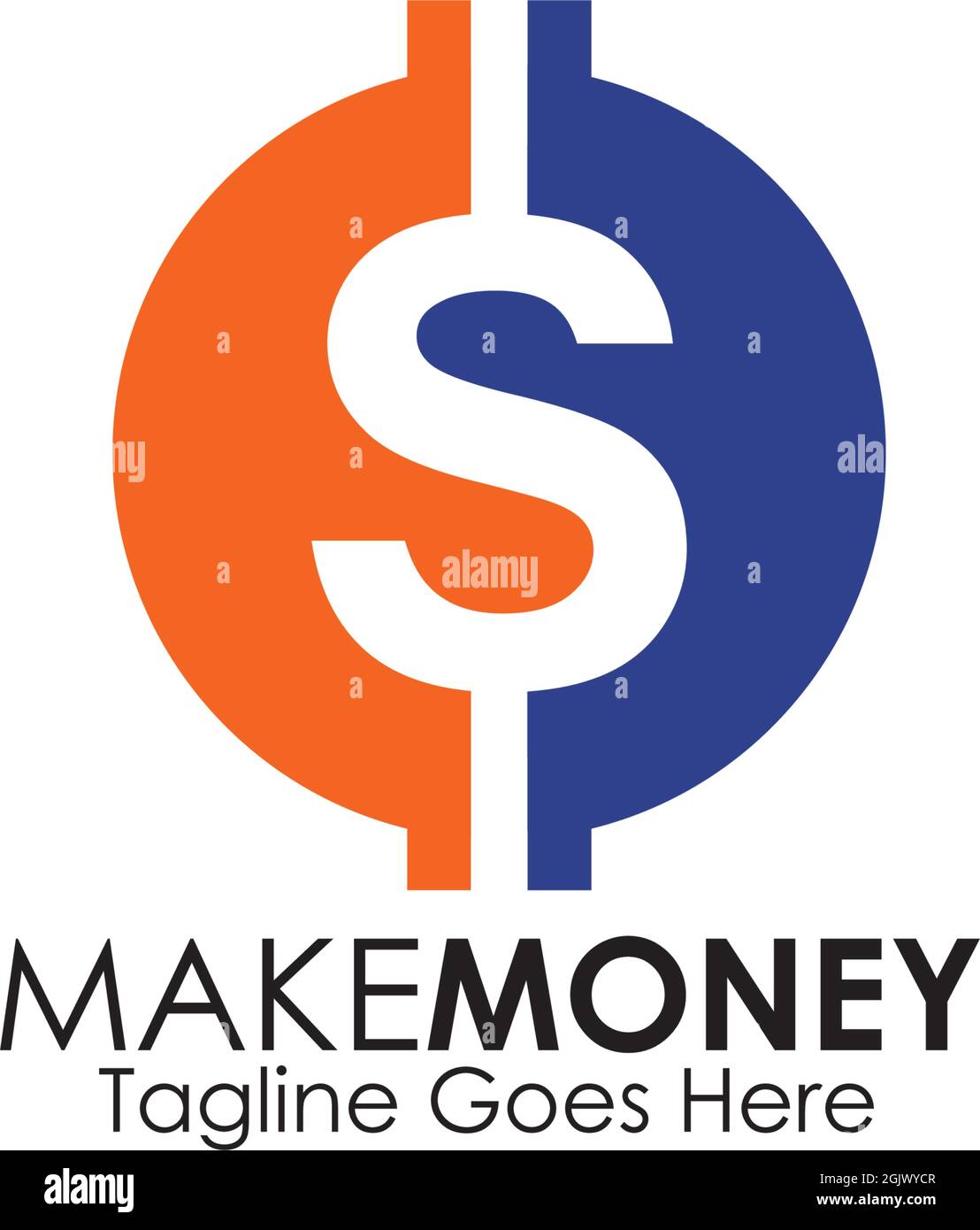 Dollar currency icon logo design vector template Stock Vector Image ...