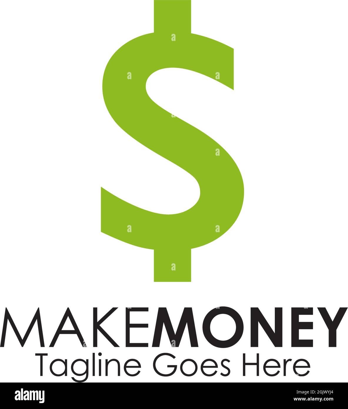 Dollar currency icon logo design vector template Stock Vector Image ...